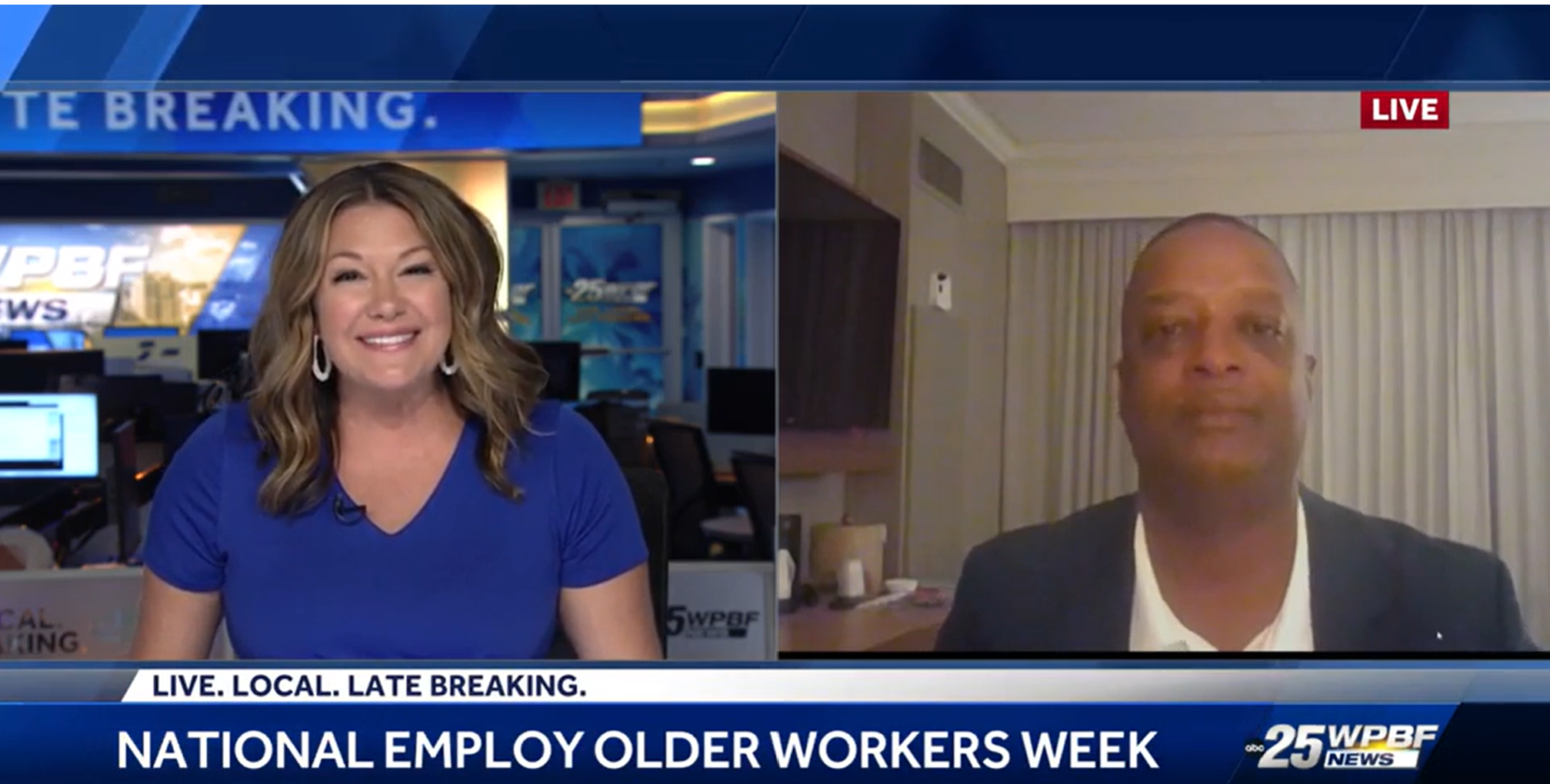 WPBF: National Employ Older Workers Week Broadcast Feature with Gary Officer – CWI Works